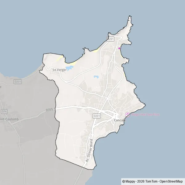 Map Cancale: map of Cancale (35260) and practical information