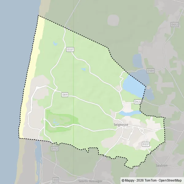Map Seignosse: map of Seignosse (40510) and practical information