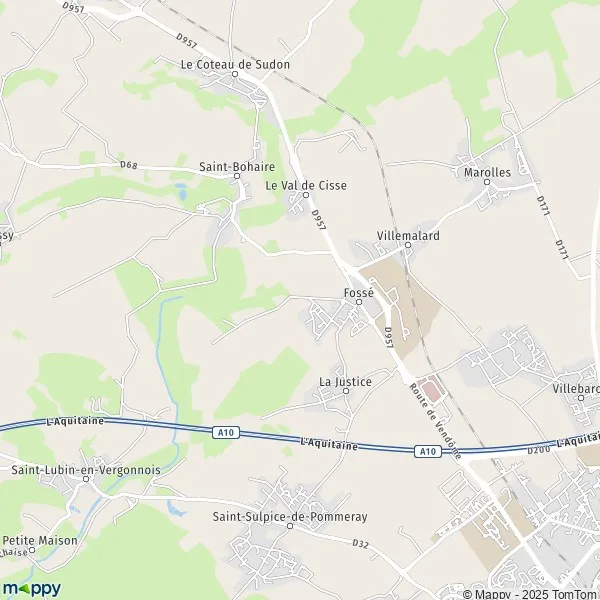 Map Fossé: map of Fossé (41330) and practical information