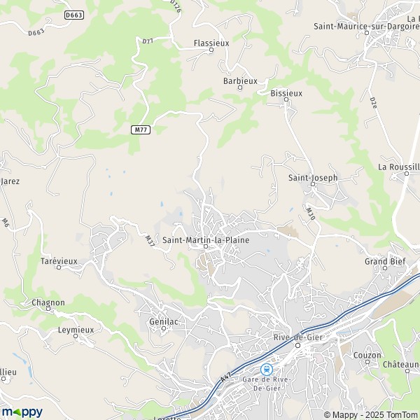 Map Saint-Martin-la-Plaine: map of Saint-Martin-la-Plaine (42800) and ... Map Saint-Martin-la-Plaine: map of Saint-Martin-la-Plaine (42800) and ...
