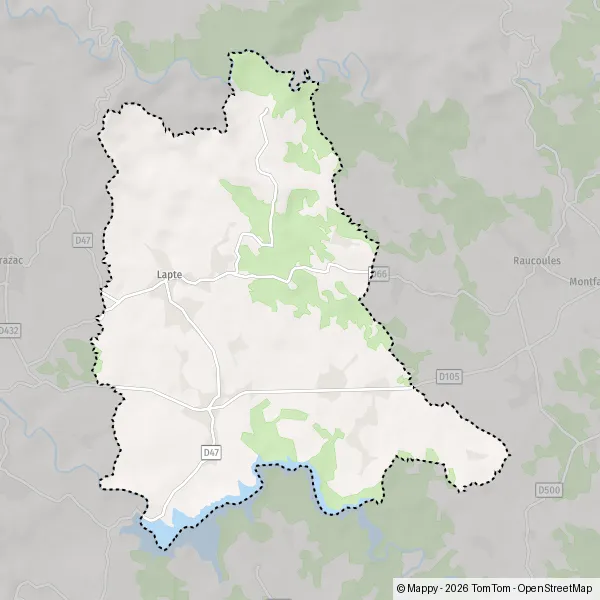 Map Lapte: map of Lapte (43200) and practical information