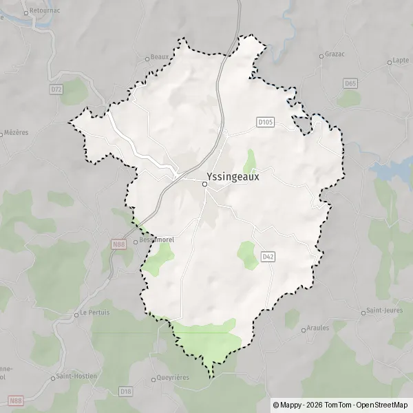 Map Yssingeaux: map of Yssingeaux (43200) and practical information