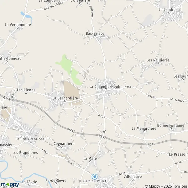 Map La Chapelle-Heulin: map of La Chapelle-Heulin (44330) and practical ...