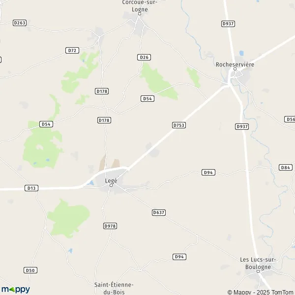 Map Legé: map of Legé (44650) and practical information