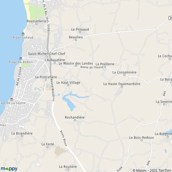 Map Saint-Michel-Chef-Chef: map of Saint-Michel-Chef-Chef (44730) and ...