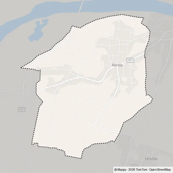 Map Darvoy: map of Darvoy (45150) and practical information
