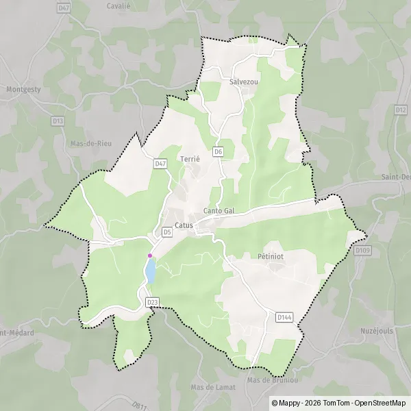 Map Catus: map of Catus (46150) and practical information
