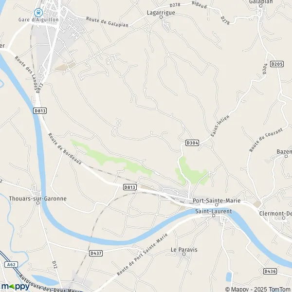 Map Port-Sainte-Marie: map of Port-Sainte-Marie (47130) and practical ...