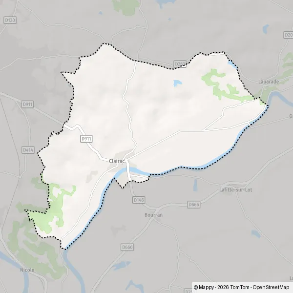 Map Clairac: map of Clairac (47320) and practical information