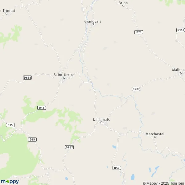 Map Recoules-d'Aubrac: map of Recoules-d'Aubrac (48260) and practical ...