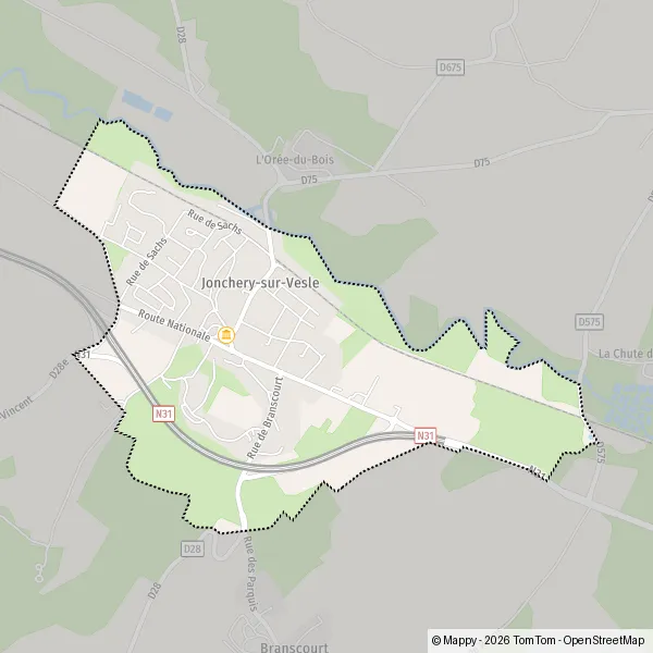 Map Jonchery-sur-Vesle: map of Jonchery-sur-Vesle (51140) and practical ...