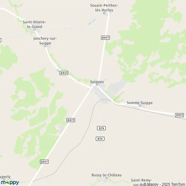 Map Suippes: map of Suippes (51600) and practical information