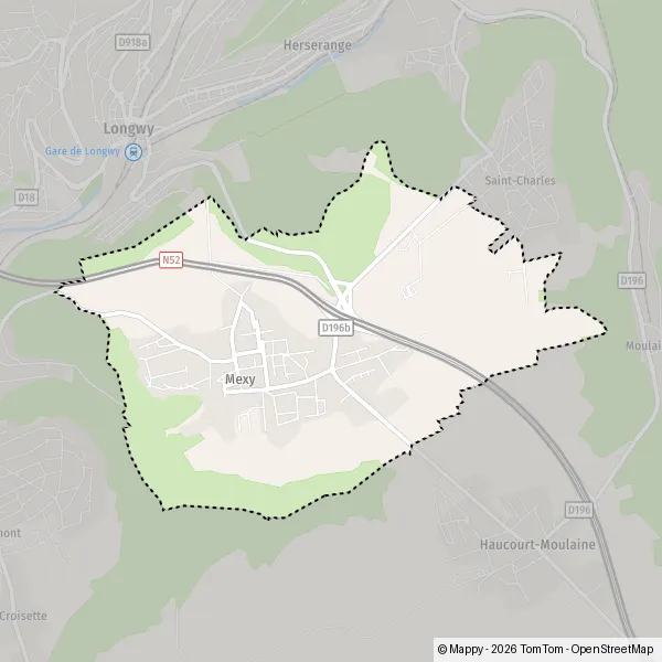 Map Mexy: map of Mexy (54135) and practical information