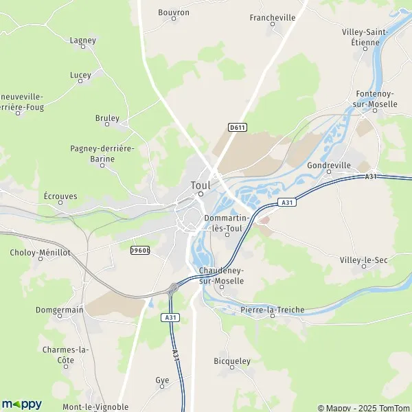 Map Toul: map of Toul (54200) and practical information