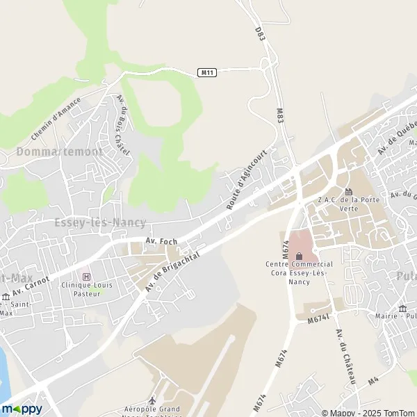 Map Essey-lès-Nancy: map of Essey-lès-Nancy (54270) and practical ...