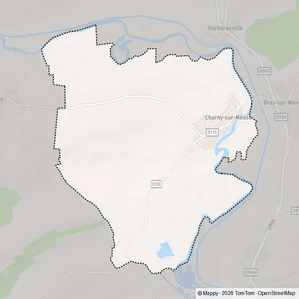Map Charny-sur-Meuse: map of Charny-sur-Meuse (55100) and practical ...