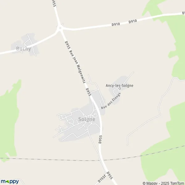 Map Solgne: map of Solgne (57420) and practical information