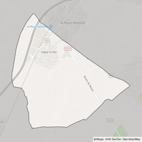 Map Lagny-le-Sec: map of Lagny-le-Sec (60330) and practical information