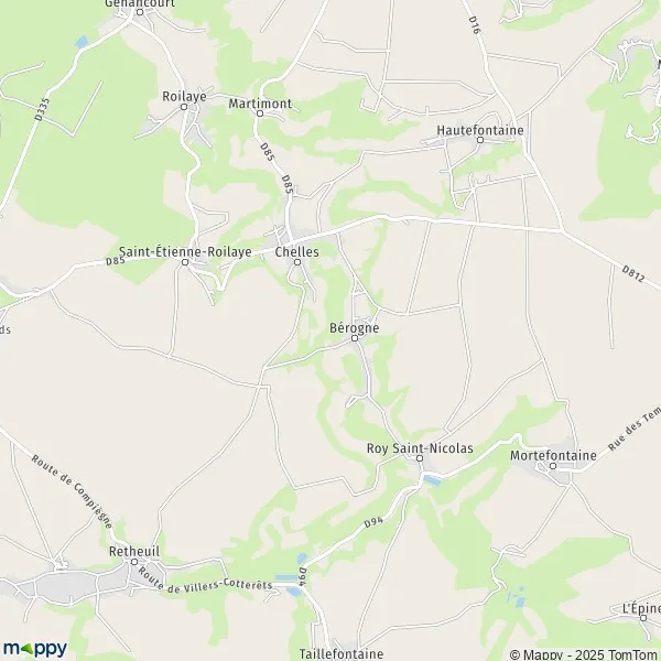 Map Chelles: map of Chelles (60350) and practical information