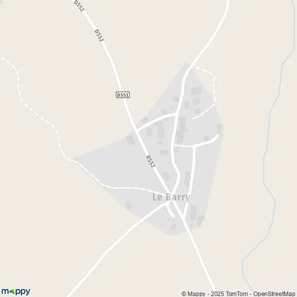 Map Le Barry: map of Le Barry (63210) and practical information