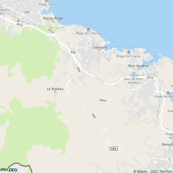 Map Collioure: map of Collioure (66190) and practical information