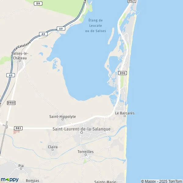 Map Saint-Laurent-de-la-Salanque: map of Saint-Laurent-de-la-Salanque ...