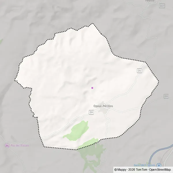 Map Opoul-Périllos: map of Opoul-Périllos (66600) and practical information