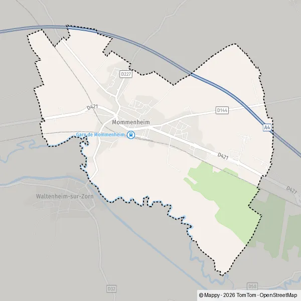 Map Mommenheim: map of Mommenheim (67670) and practical information