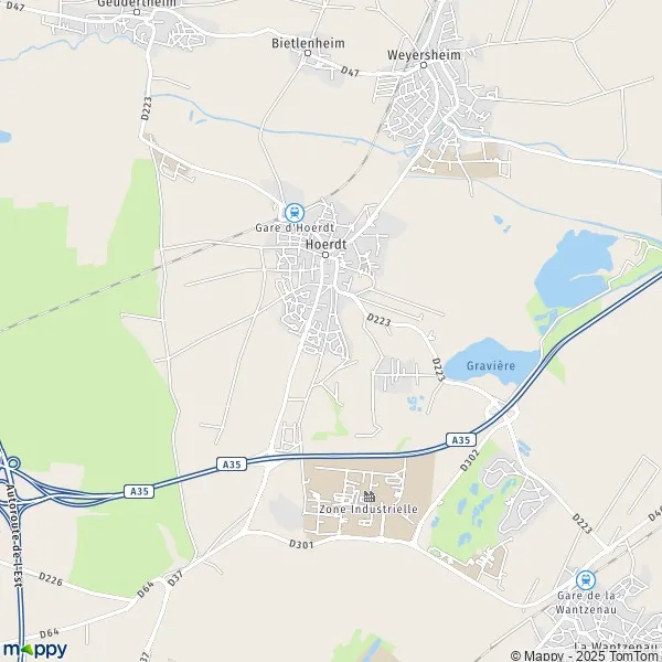 Map Hoerdt: map of Hoerdt (67720) and practical information