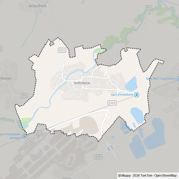 Map Holtzheim: map of Holtzheim (67810) and practical information