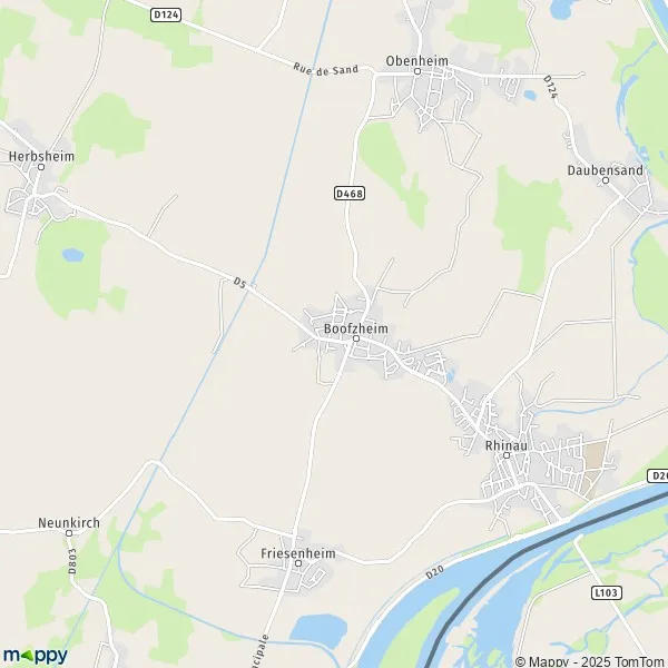 Map Boofzheim: map of Boofzheim (67860) and practical information