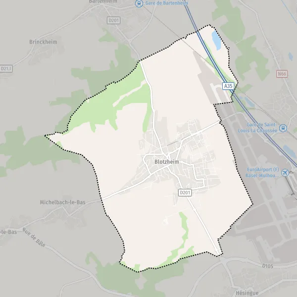 Map Blotzheim: map of Blotzheim (68730) and practical information