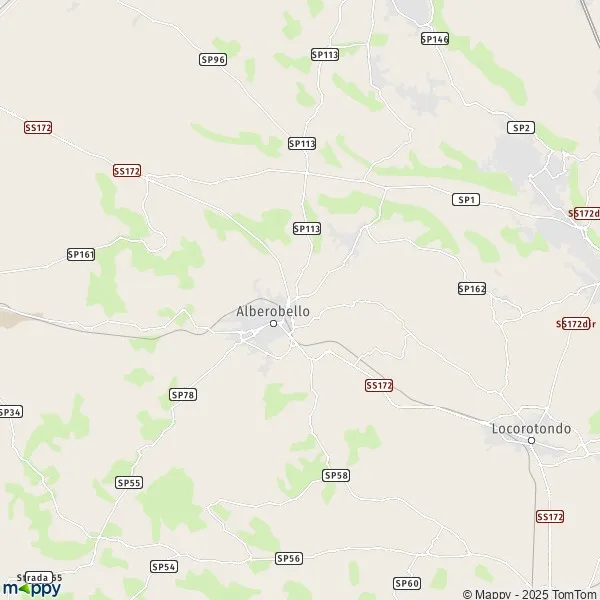 Map Alberobello: map of Alberobello (70011) and practical information