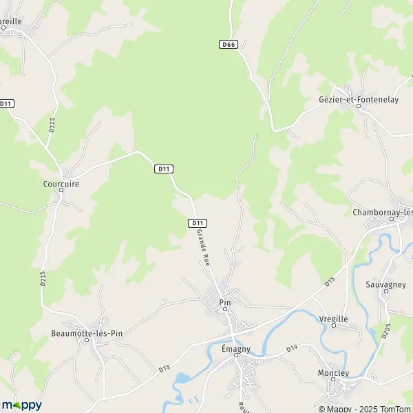 Map Pin: map of Pin (70150) and practical information