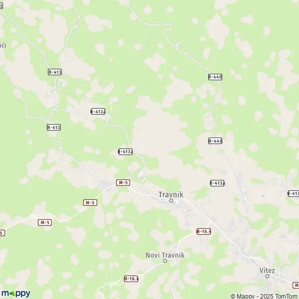 Map Travnik: map of Travnik (70202) and practical information