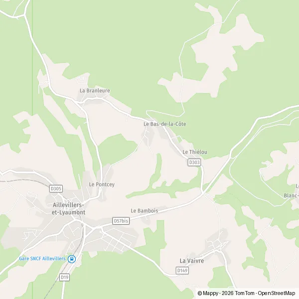 Map La Louvière: map of La Louvière (70320) and practical information