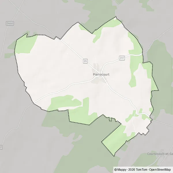 Map Pierrecourt: map of Pierrecourt (70600) and practical information