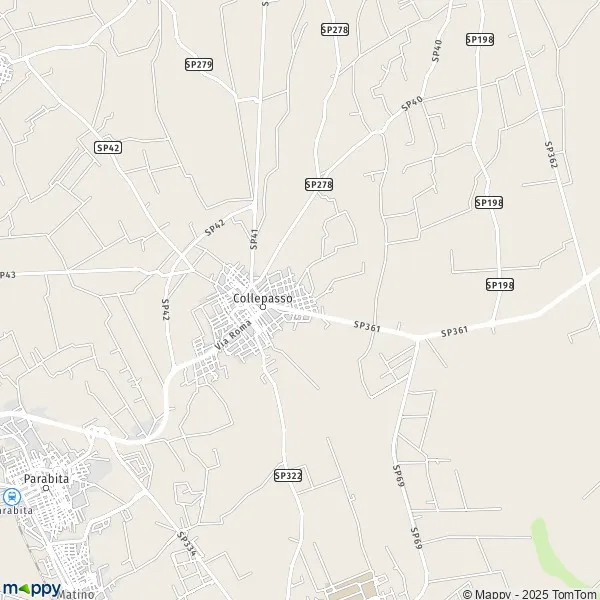 Map Collepasso: map of Collepasso (73040) and practical information