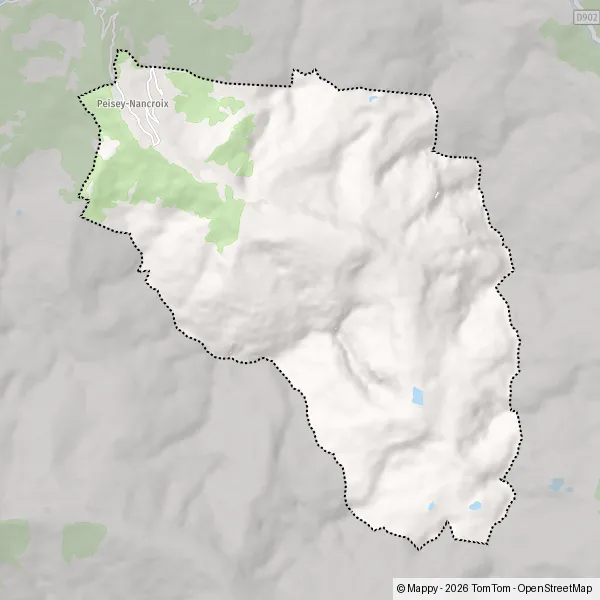 Map Peisey-Nancroix: map of Peisey-Nancroix (73210) and practical ...