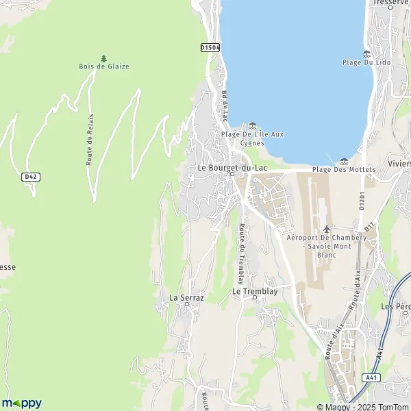 Map Le Bourget-du-Lac: map of Le Bourget-du-Lac (73370) and practical ...