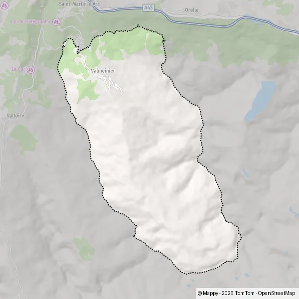 Map Valmeinier: map of Valmeinier (73450) and practical information