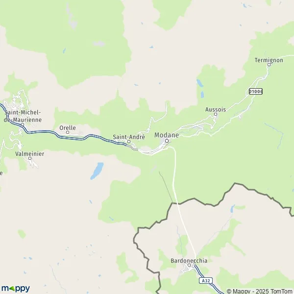 Map Modane: map of Modane (73500) and practical information