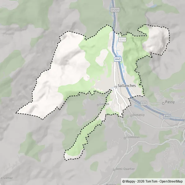 Map Sallanches: map of Sallanches (74700) and practical information