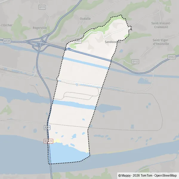 Map Sandouville: map of Sandouville (76430) and practical information