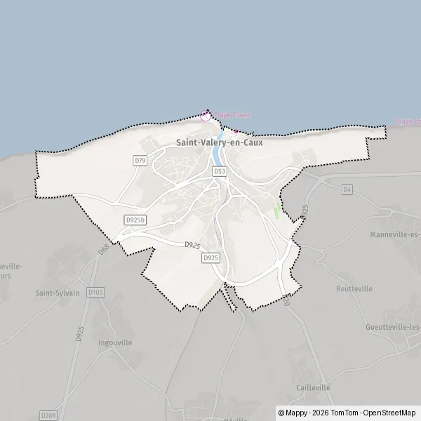 Map Saint-Valery-en-Caux: map of Saint-Valery-en-Caux (76460) and ...