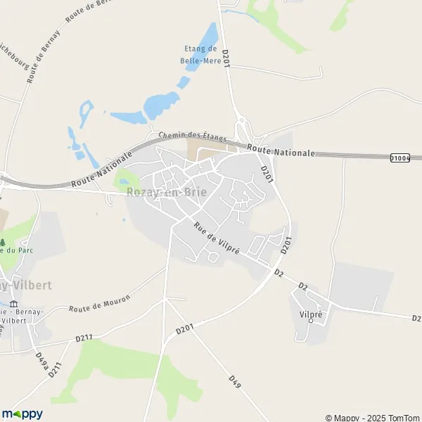 Map Rozay-en-Brie: map of Rozay-en-Brie (77540) and practical information