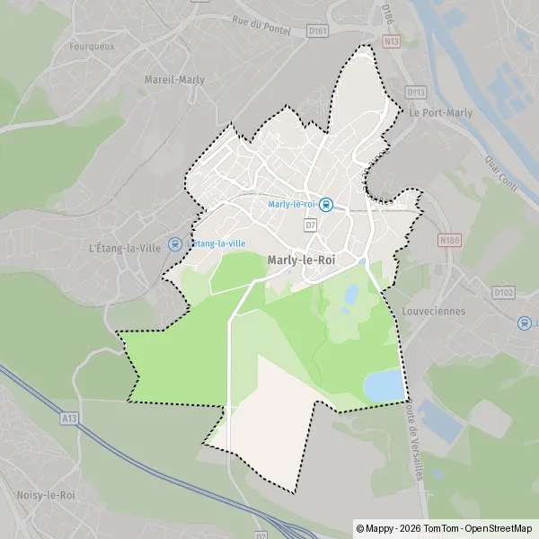 Map Of Marly Le Roi _ Marly Le Roi Plan – REMOEQ