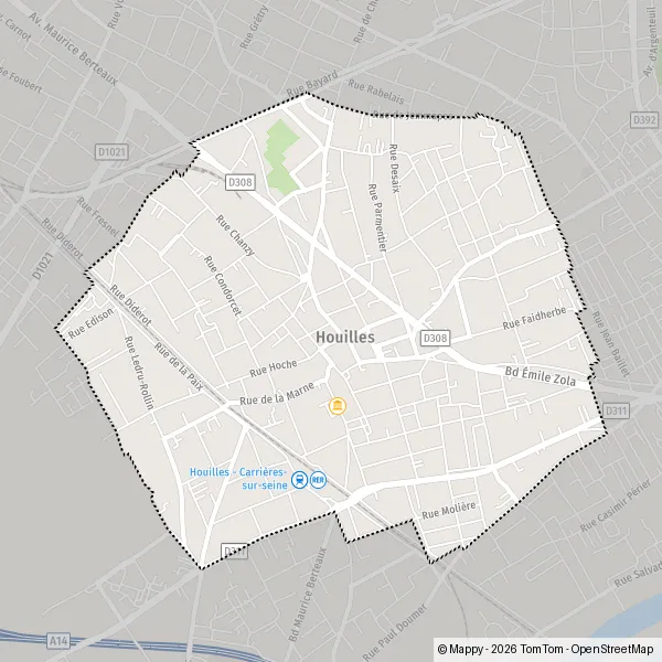 Map Houilles: map of Houilles (78800) and practical information