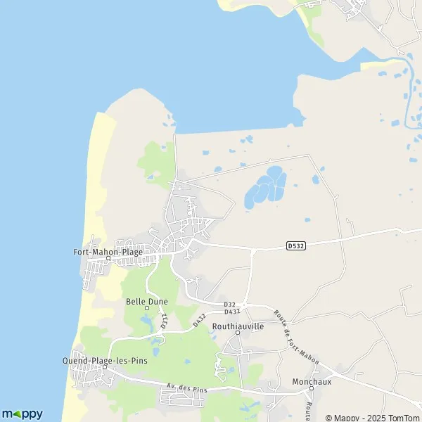 Map Fort-Mahon-Plage: map of Fort-Mahon-Plage (80120) and practical ...