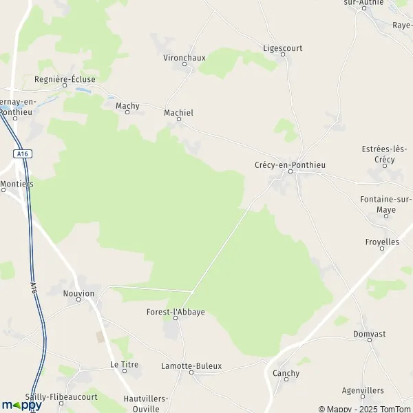 Map Crécy-en-Ponthieu: map of Crécy-en-Ponthieu (80150) and practical ...